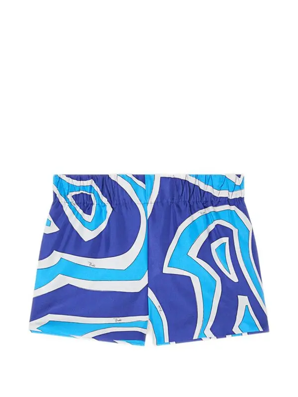 Emilio Pucci Printed Silk Shorts