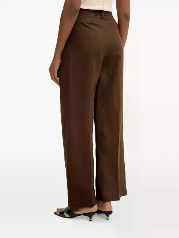 TWINSET Pleated Wide-leg Trousers
