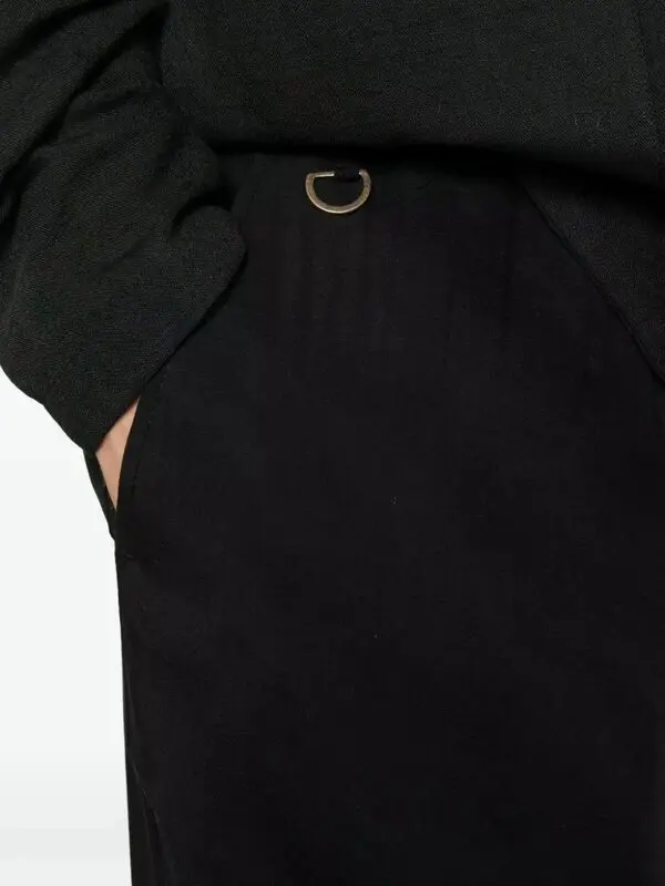 MARSEM Wide Leg D-ring Trousers