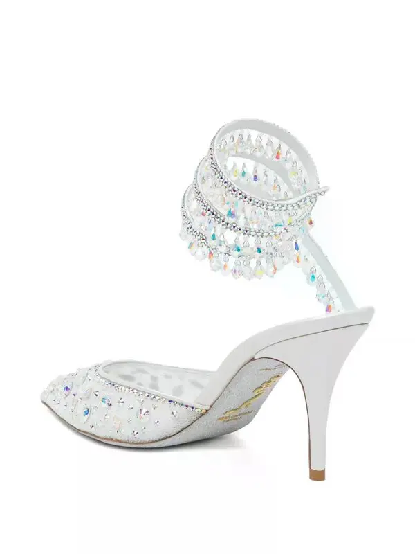 Rene Caovilla 80mm Crystal-embellished Pumps