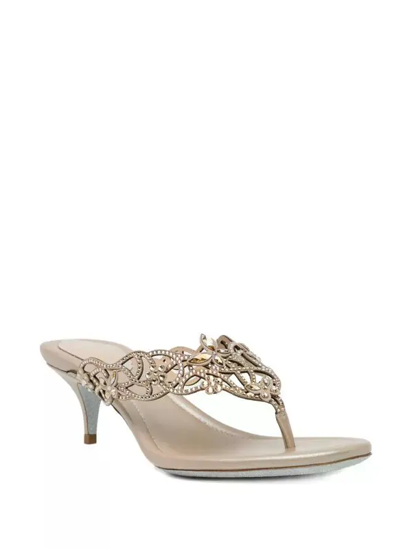 Rene Caovilla 60mm Crystal-embellished Sandals