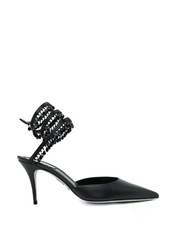 Rene Caovilla 80mm Crystal-embellished Pumps