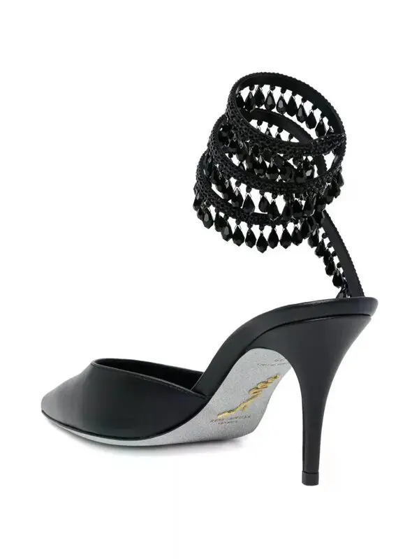 Rene Caovilla 80mm Crystal-embellished Pumps
