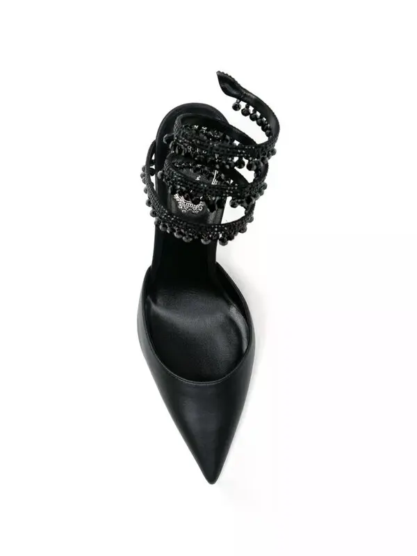 Rene Caovilla 80mm Crystal-embellished Pumps