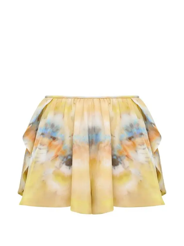 Zimmermann Alchemy Silk Shorts - Multicolor