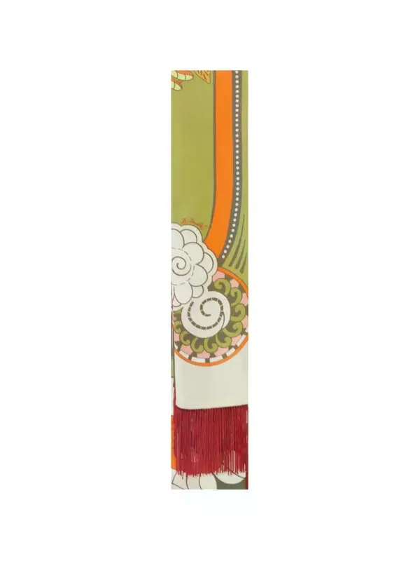 La DoubleJ Fourlard Fringe-trimmed Scarf