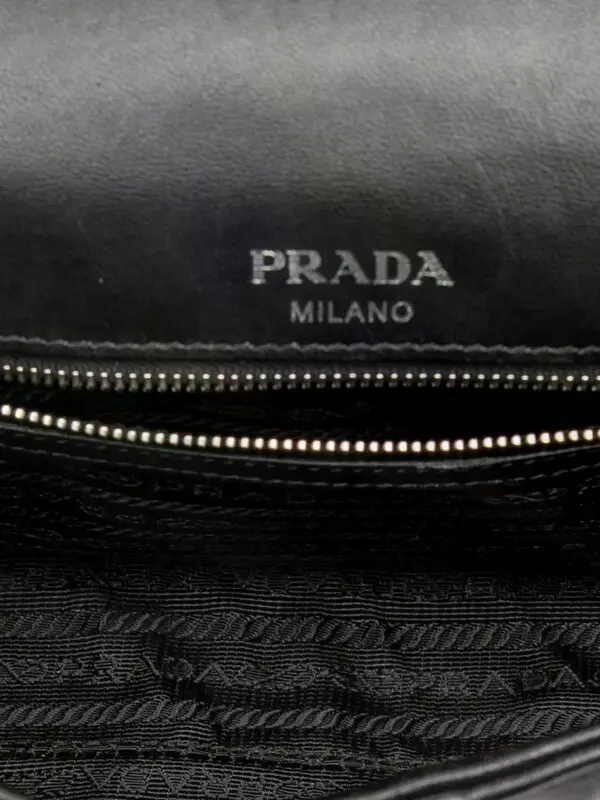 Prada Nappa Gaufre Chain Flap Crossbody Bag