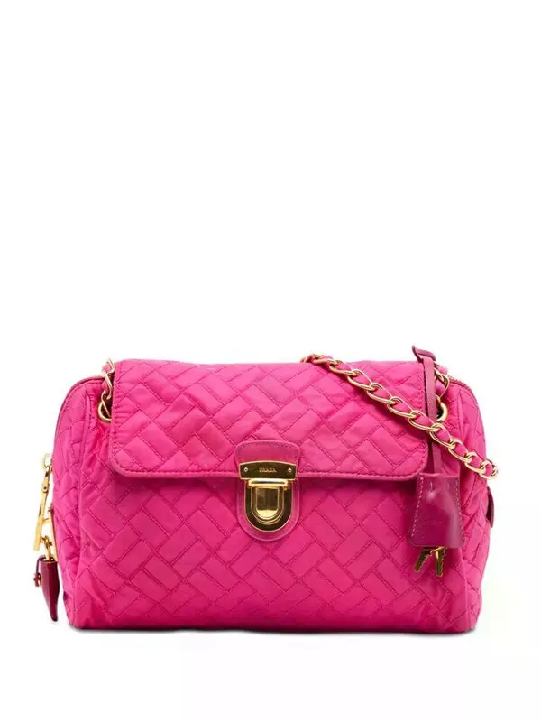 Prada Impuntu Tessuto Chain Crossbody Bag