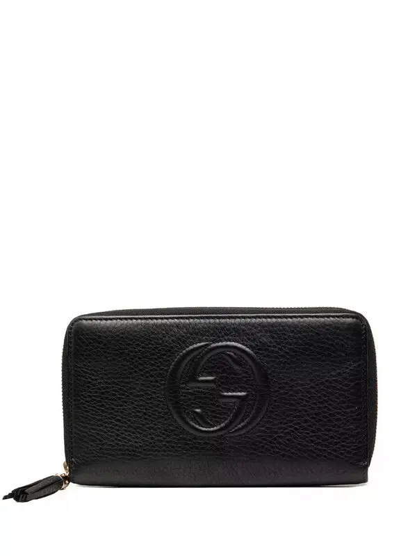 Gucci 2000-2015 Calfskin Soho Zip Around Continental Wallet Long Wallets