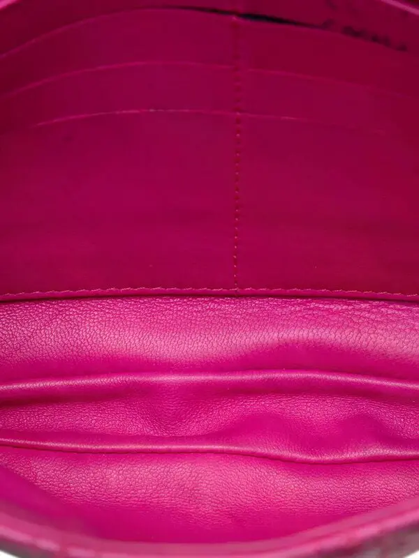 Dior Lambskin Cannage Chain Pochette Crossbody Bag - Pink