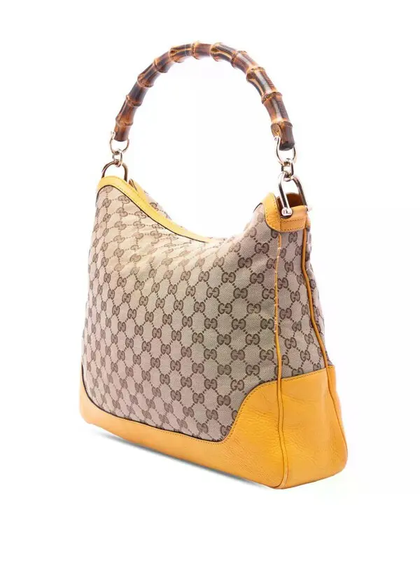 Gucci Gg Canvas Bamboo Diana Satchel