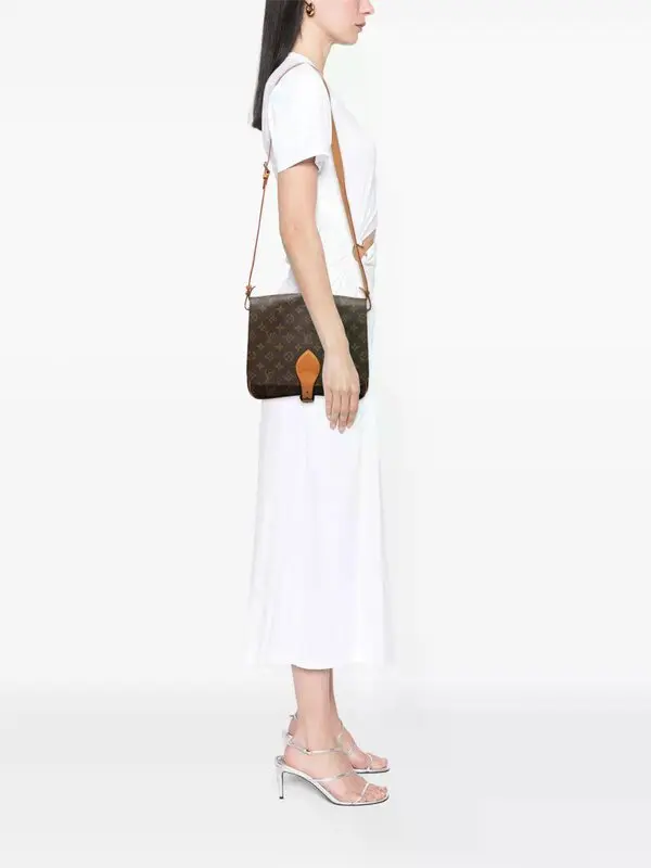 LOUIS VUITTON Monogram Cartouchiere Gm Crossbody Bag