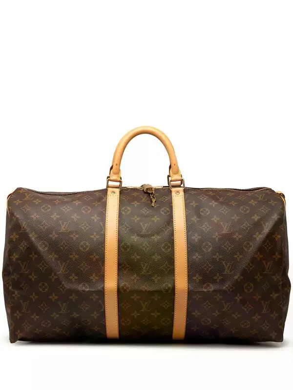 LOUIS VUITTON Monogram Keepall 55 Travel Bag