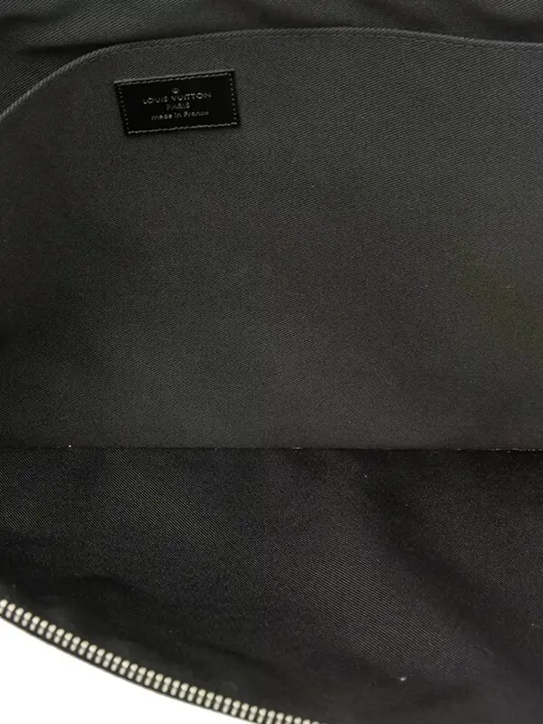 LOUIS VUITTON Damier Graphite Pochette Jour Gm Clutch Bag - Black