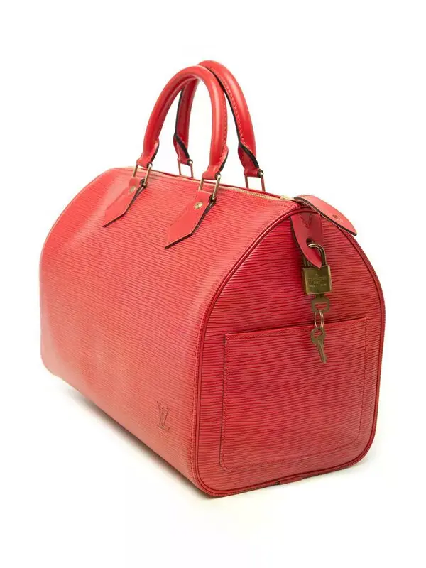 LOUIS VUITTON Epi Speedy 30 Boston Bag
