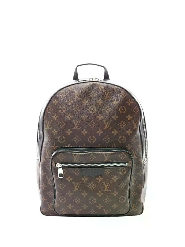 LOUIS VUITTON Monogram Macassar Josh Backpack - Brown