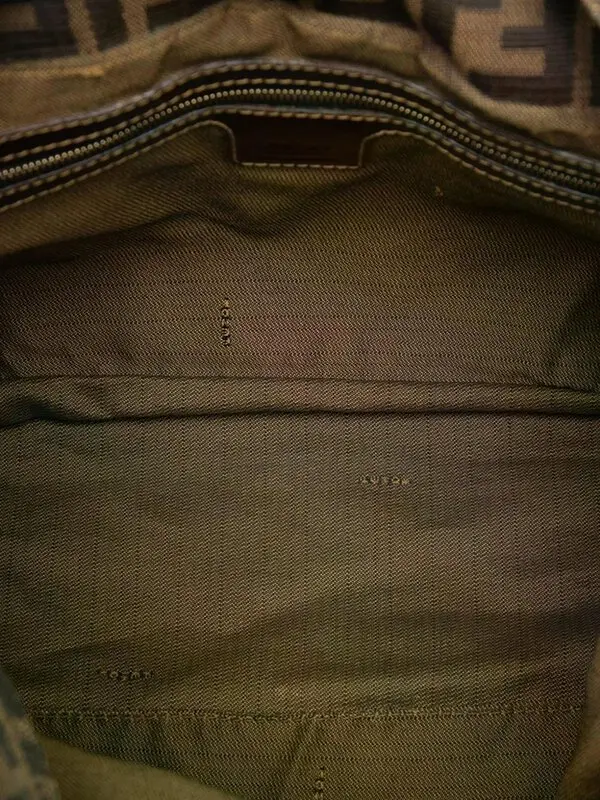 Fendi Small Zucca Canvas Twins Tote Bag