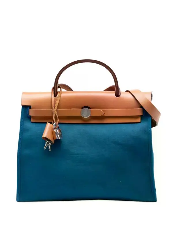 Hermès Toile Herbag Zip 31 Satchel