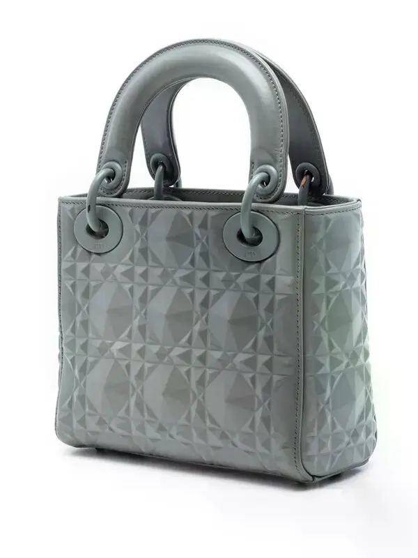 Dior Lady Satchel Bag - Grey