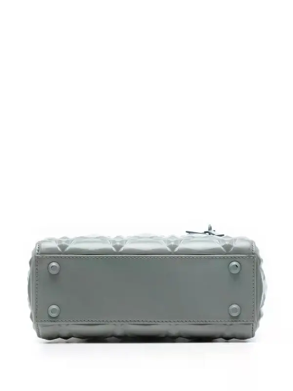Dior Lady Satchel Bag - Grey