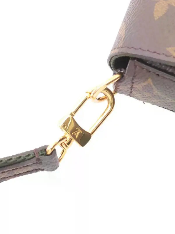 LOUIS VUITTON Monogram Felicie Strap & Go Crossbody Bag - Brown