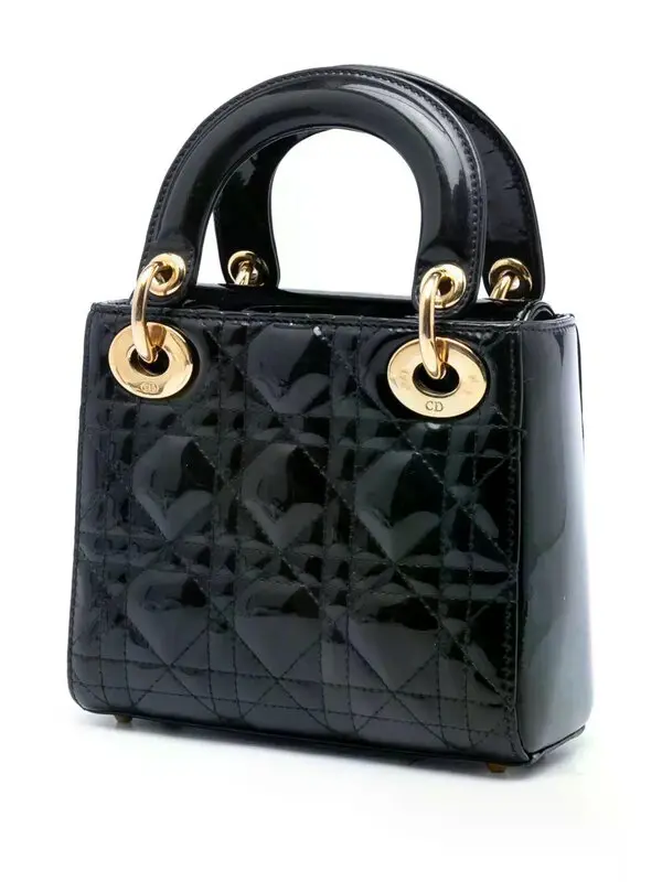 Dior Mini Lady Satchel - Black