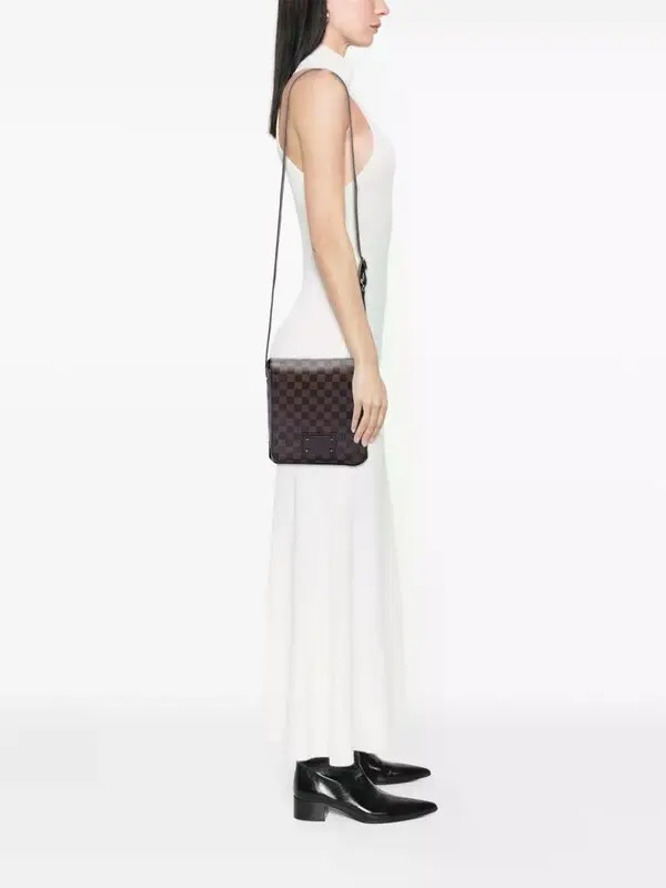 LOUIS VUITTON Damier Ebene Brooklyn Pm Crossbody Bag