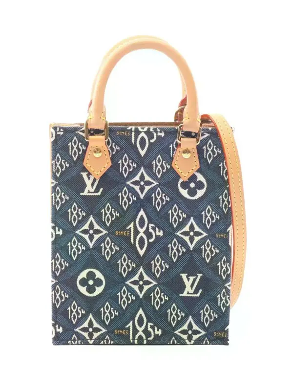 LOUIS VUITTON Petit Sac Plat Satchel - Blue