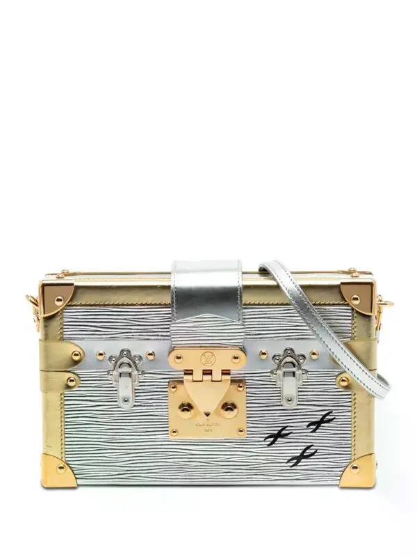 LOUIS VUITTON 2017 Epi Petite Malle Crossbody Bag - Silver