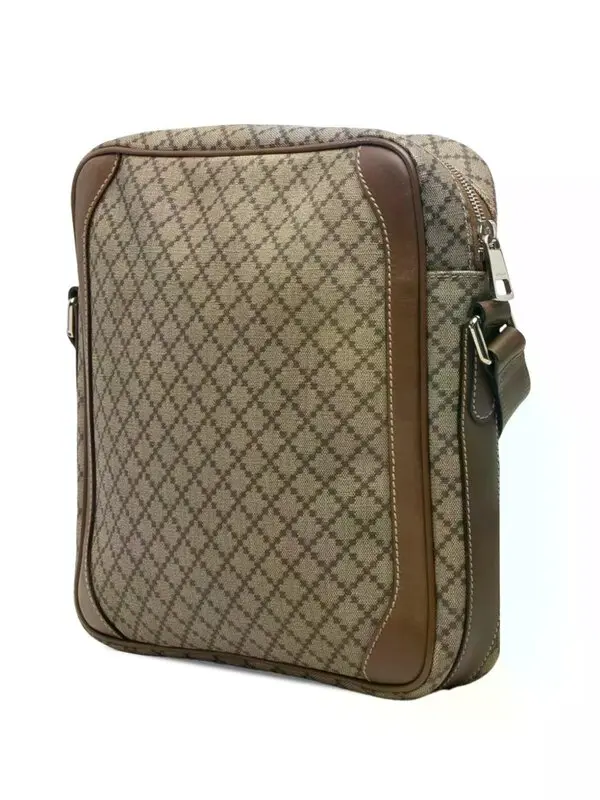 Gucci Diamante Coated Canvas Zip Crossbody Bag