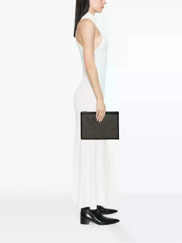 Saint Laurent Studded Leather Clutch
