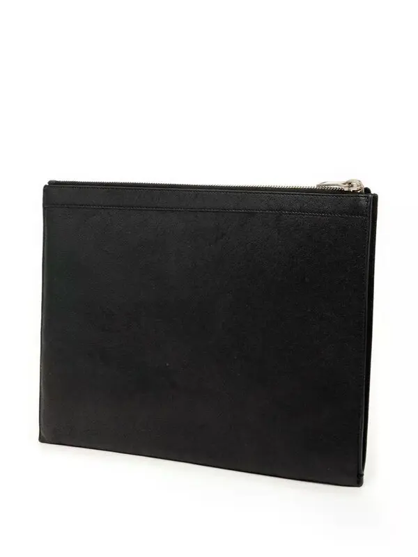 Saint Laurent Studded Leather Clutch