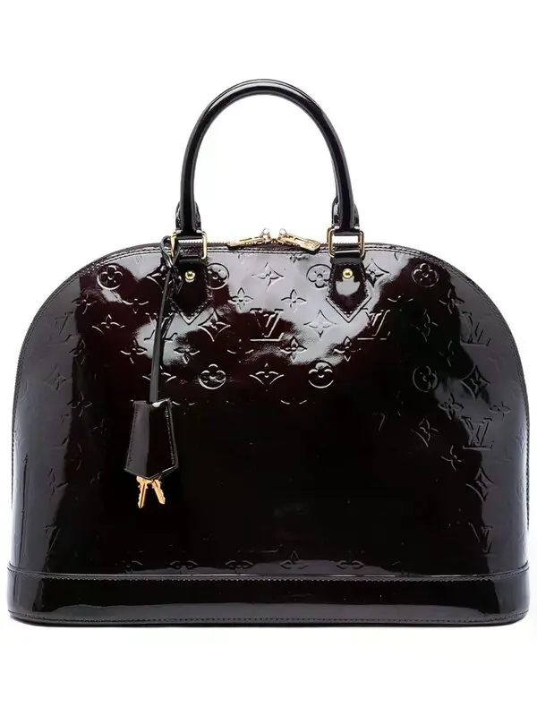 LOUIS VUITTON Monogram Vernis Alma Gm Handbag - Purple