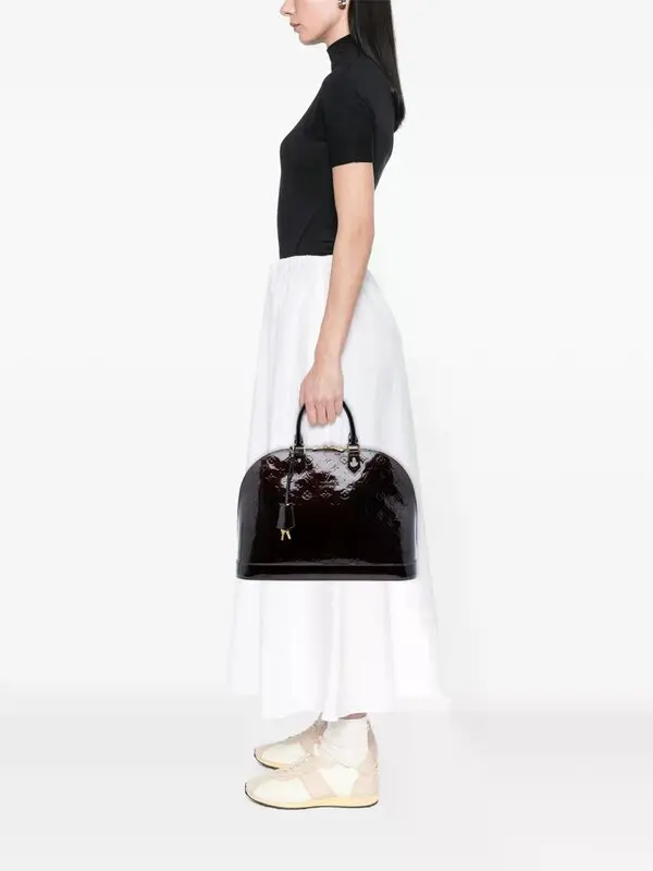 LOUIS VUITTON Monogram Vernis Alma Gm Handbag