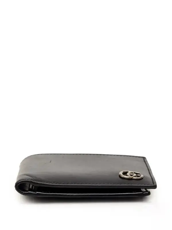 Gucci 2016-2026 Gg Marmont Calfskin Bifold Coin Wallet Small Wallets