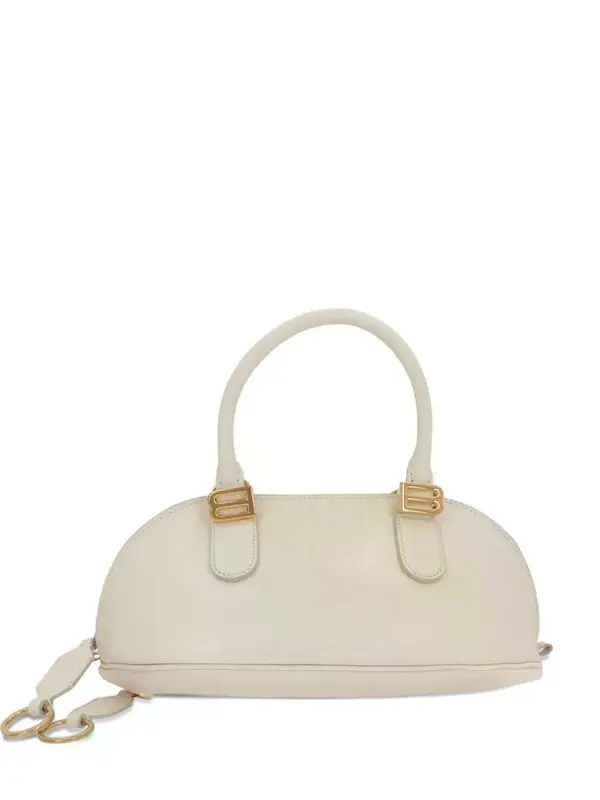 Balenciaga Bolero Leather Shoulder Bag - Neutrals