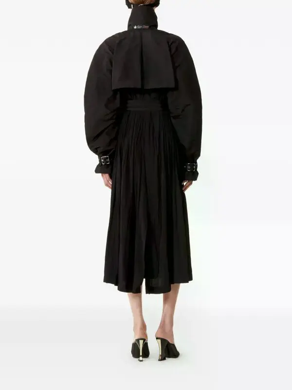 LANVIN Belted Pleated Coat