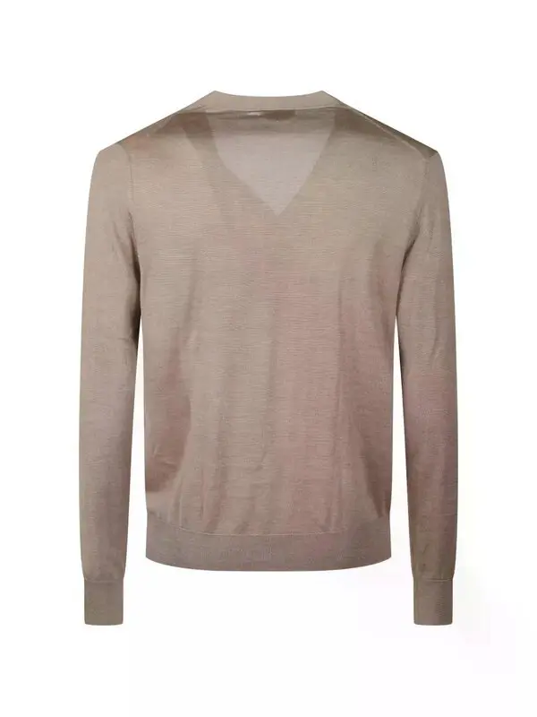 BALLANTYNE V-neck Button-up Cardigan
