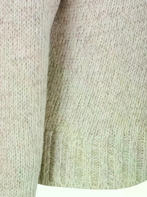 Barena Venezia Ivory Marl Pattern Crew Neck Sweater