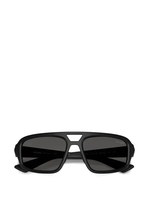 Prada Square Frame Logo Detail Sunglasses