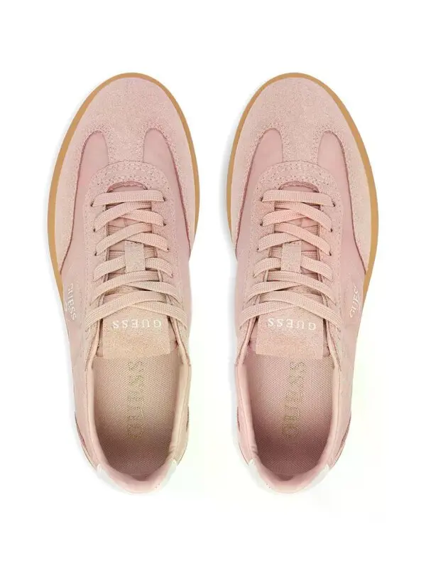 Guess Suede Panel Logo Detail Sneakers