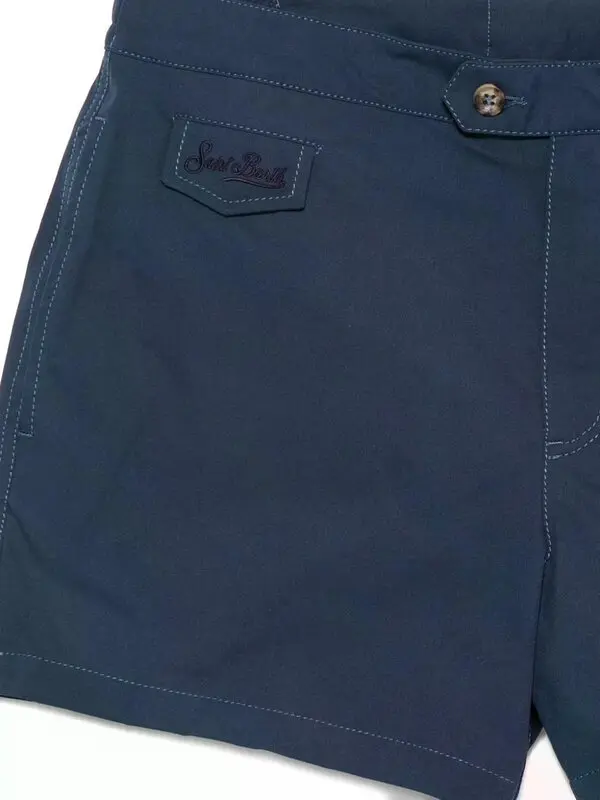 MC2 SAINT BARTH Logo Patch Swim Shorts
