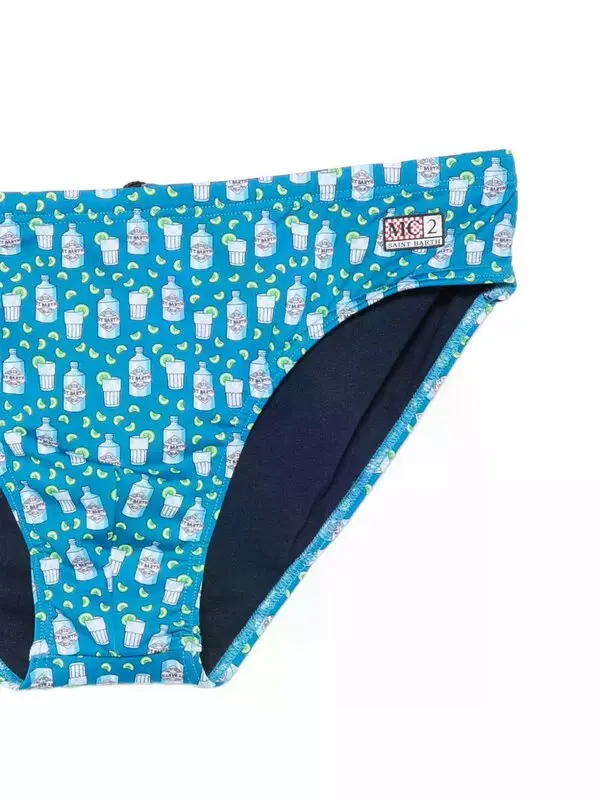 MC2 SAINT BARTH Cayo Gin-print Swimming Trunks