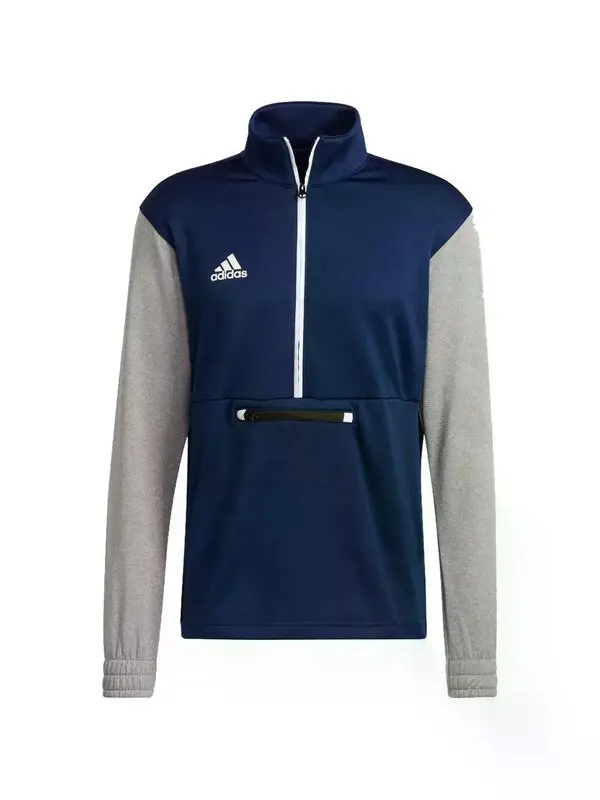 Adidas Team Issue Half-zip Sweater - Blue