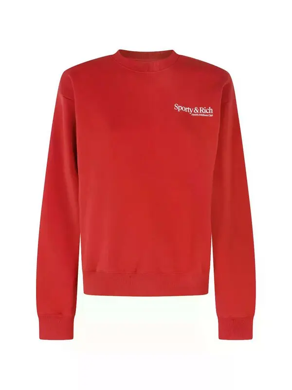 SPORTY & RICH Logo Print Sweater