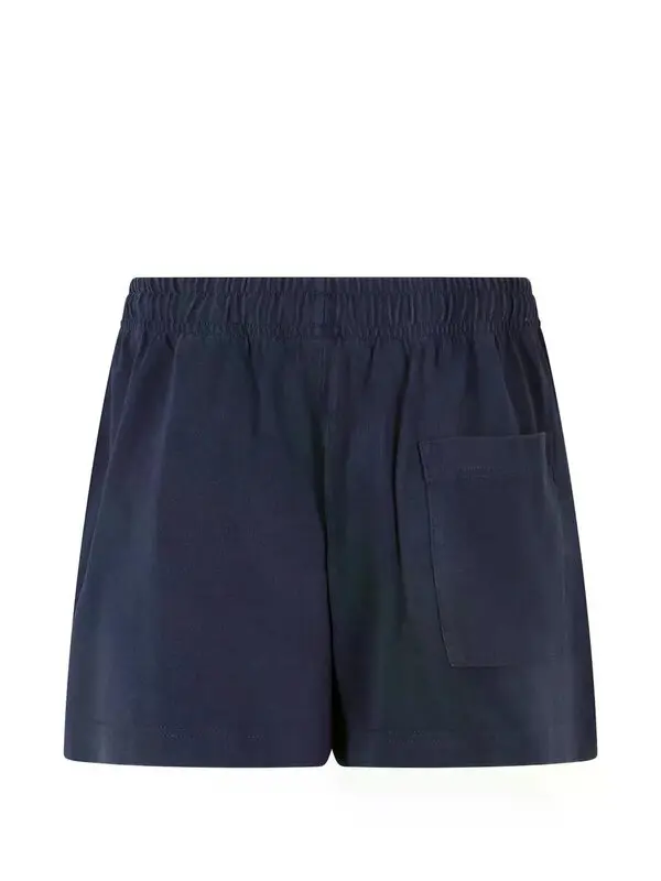 SPORTY & RICH Logo Print Elasticated Waist Shorts