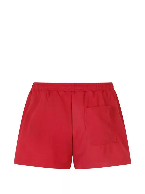 SPORTY & RICH Logo Embroidered Side Stripe Shorts