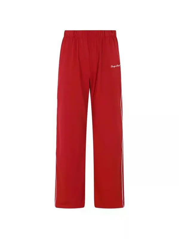 SPORTY & RICH Logo-print Side-stripe Track Pants