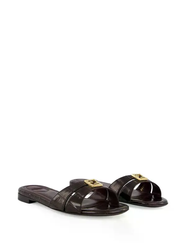 Fendi Ff Motif Sandals