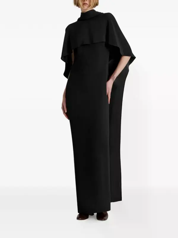 Alberta Ferretti Open-back Maxi Dress - Black